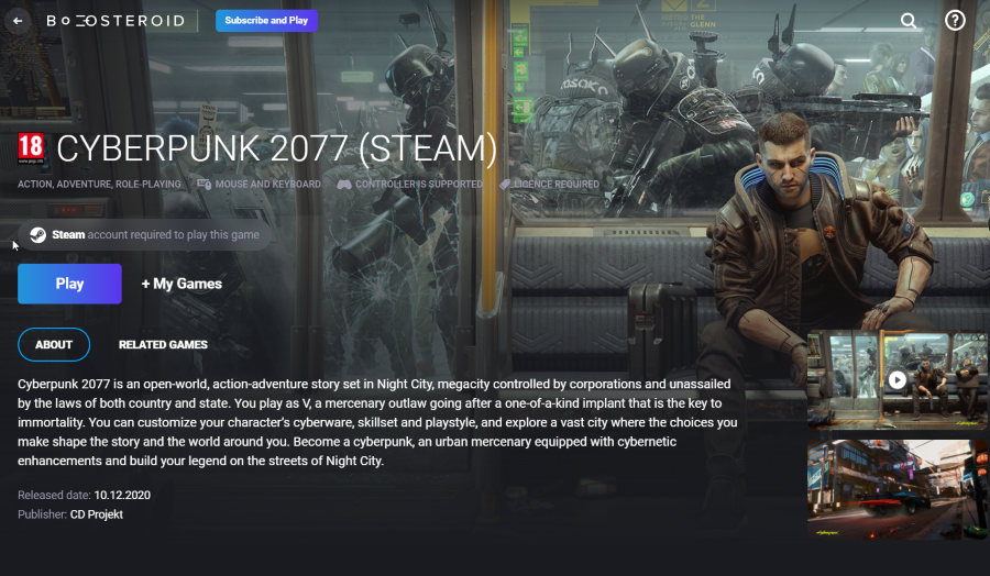 How to play Cyberpunk 2077 on Mac - AppsOnMac