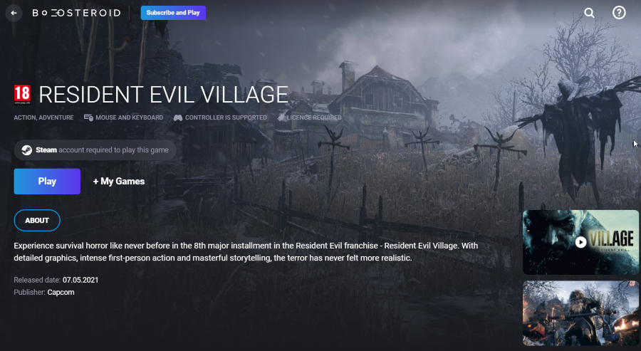 How to play Resident Evil: Village on Mac - AppsOnMac